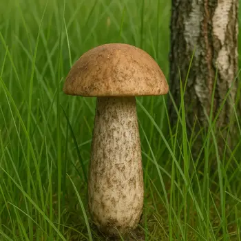 Kozák brezový – jedlý hríb rastúci pri breze