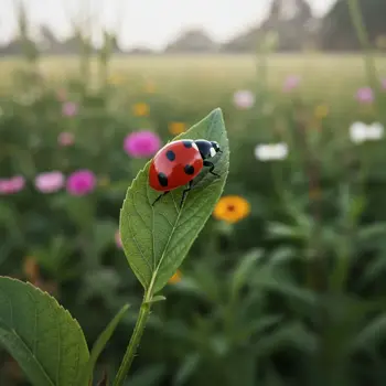 Lienka sedembodková – larvy lienky ako užitočný predátor